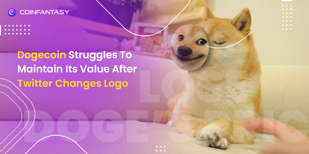After Twitter's logo change, Dogecoin struggles to maintain its value
